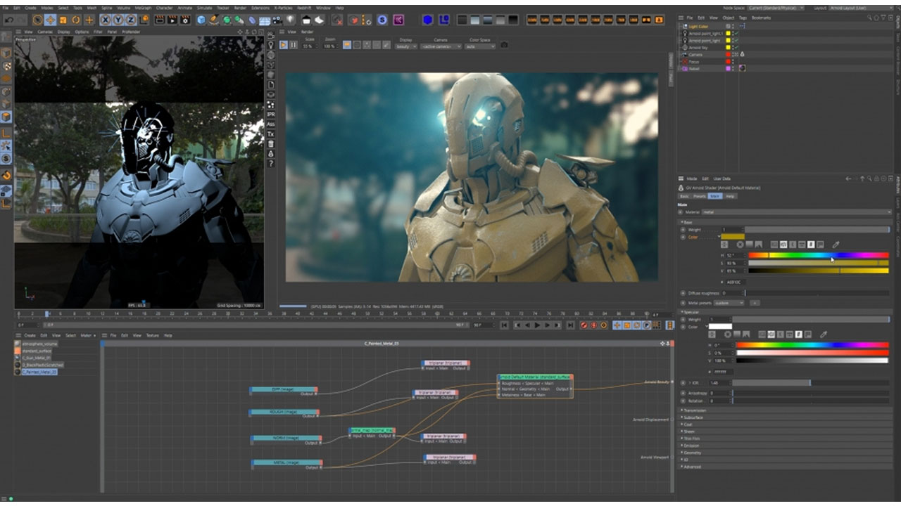 Arnold for Cinema 4D를 사용해야 하는 5가지 이유 - 3Drenderfarms