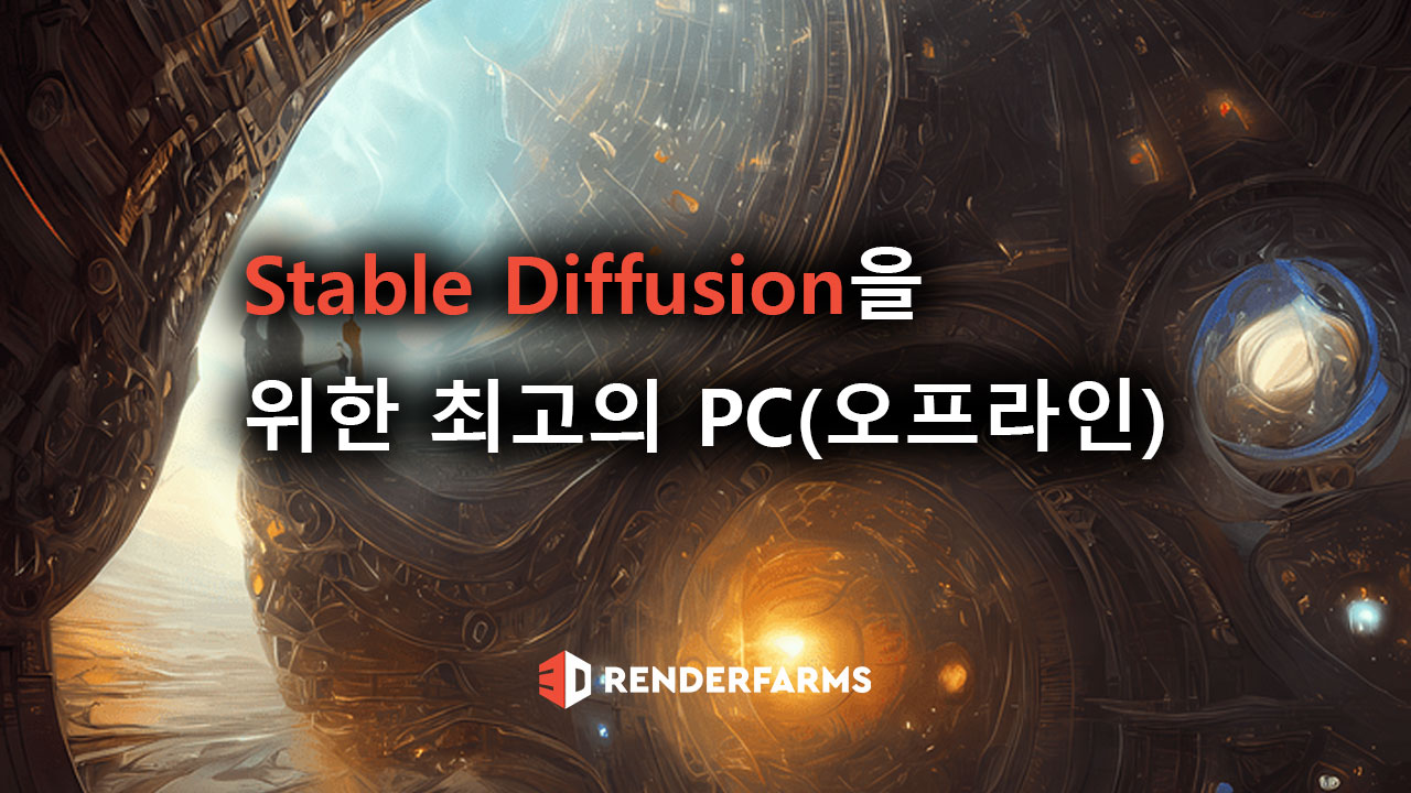Stable Diffusion을 위한 최고의 PC(오프라인) - 3Drenderfarms