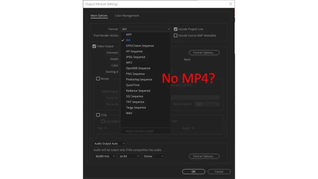 After Effects에서 MP4를 내보내는 4가지 방법 - 3Drenderfarms