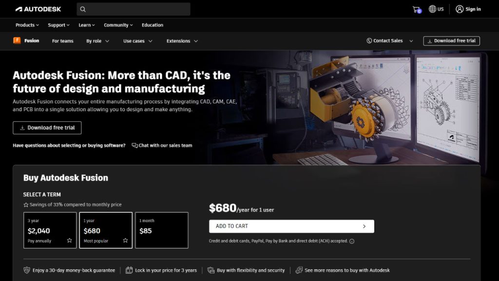 SolidWorks 대 Fusion 360: 차이점은 무엇인가? - 3Drenderfarms